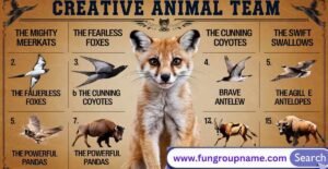 385 Creative Animal Team Names