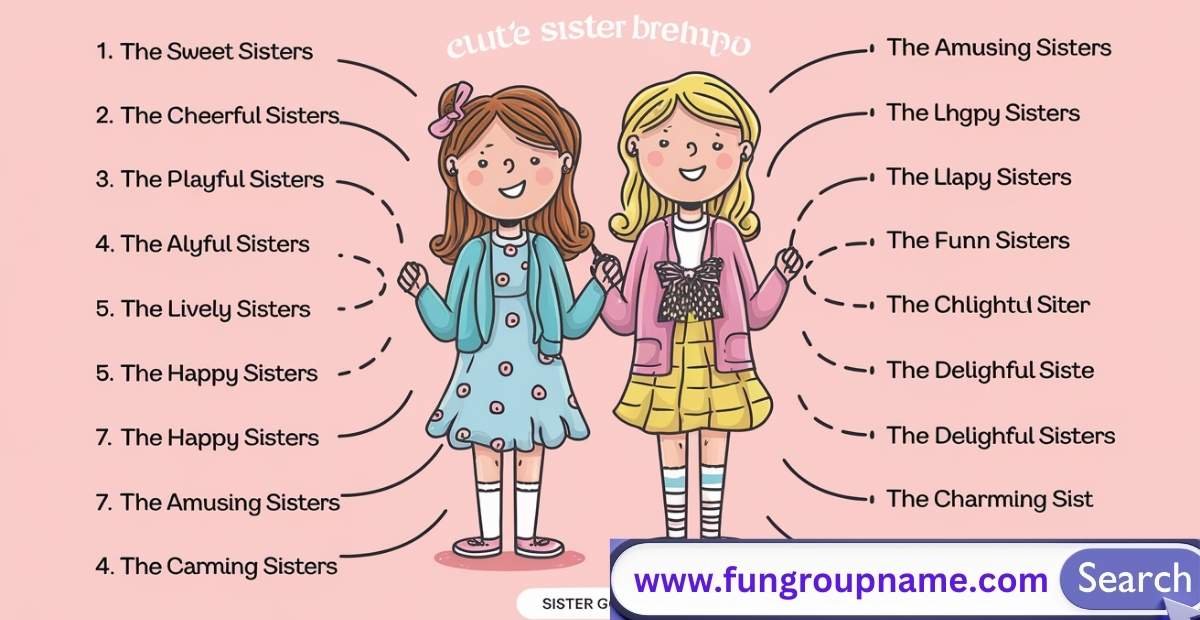 315 Cute Sister Group Names