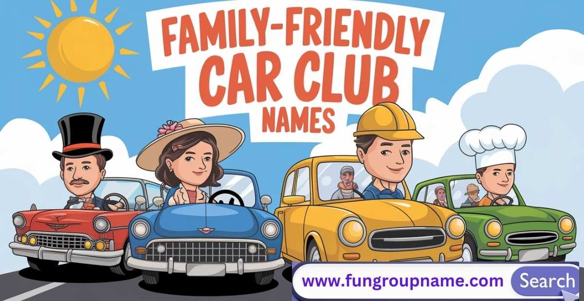 385 CREATIVE CAR CLUB NAMES!