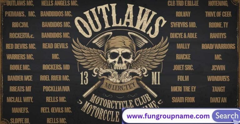 315 Motorcycle Club Names For Every Biker Identity