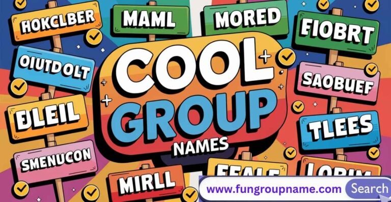 385 Cool Group Names For Everyone!
