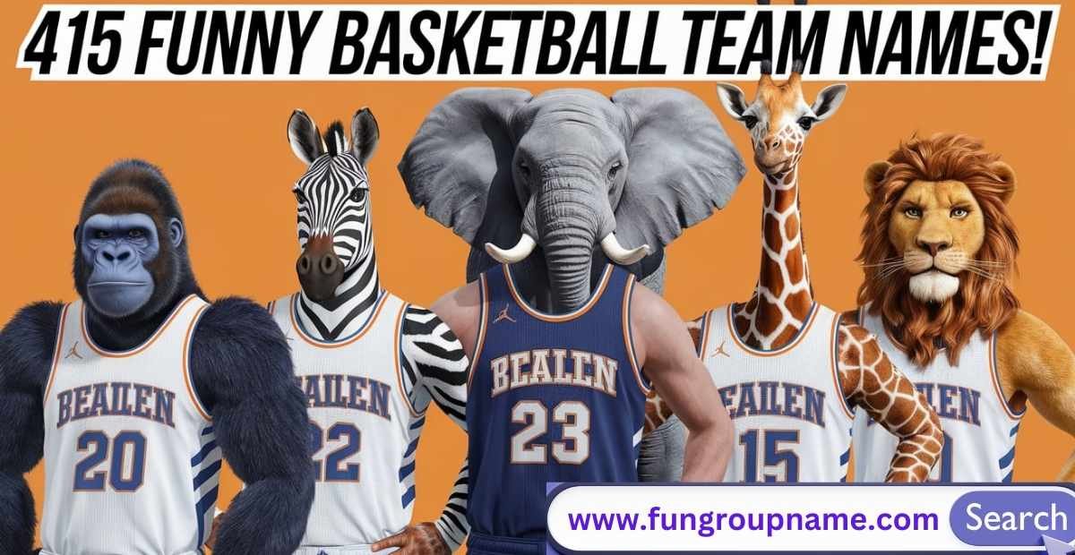 415 Funny Basketball Team Names!
