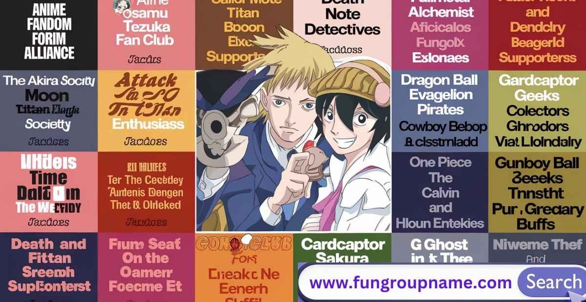 435 Unique Anime Group Names!