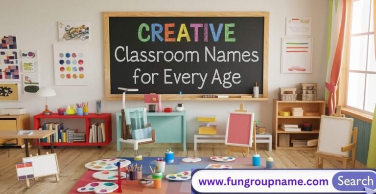 335 Creative Classroom Names For Every Age