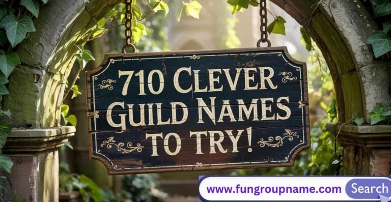710 Clever Guild Names To Try!