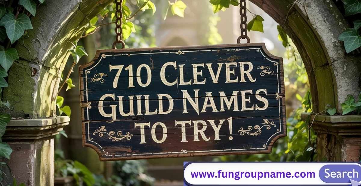 710 Clever Guild Names To Try!