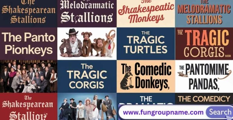 335 Creative Theater Group Names to try!