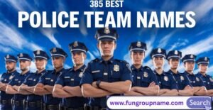 385 Best Police Team Names