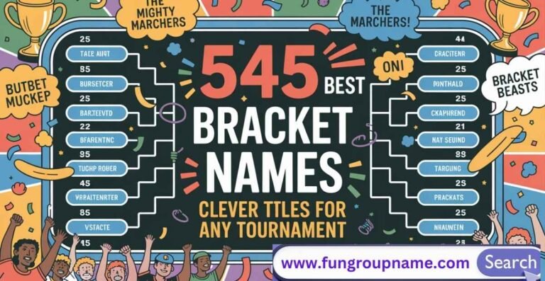 545 Best Bracket Names: Clever Titles for Any Tournament