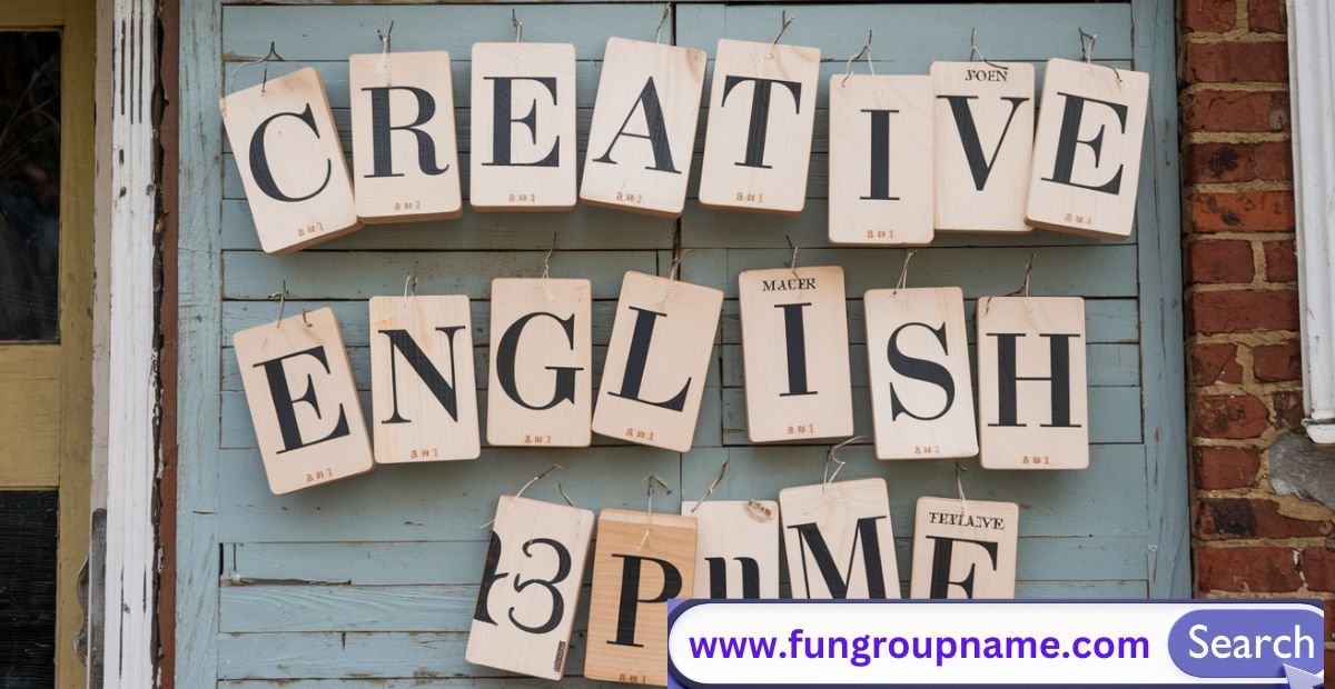 375 Creative English Group Names