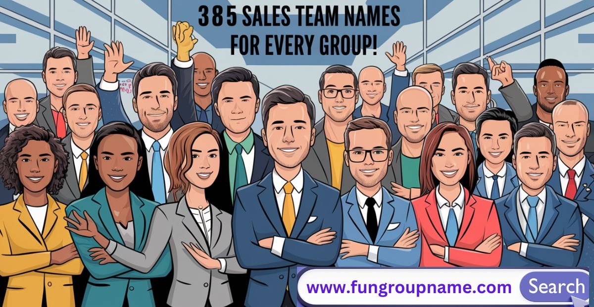 385 Sales Team Names For Every Group!