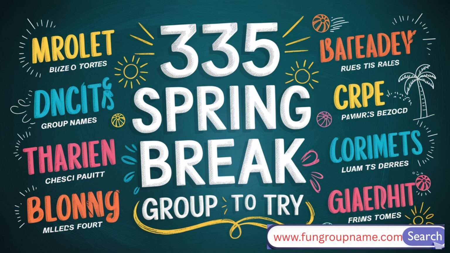 335 Fun Spring Break Group Names To Try