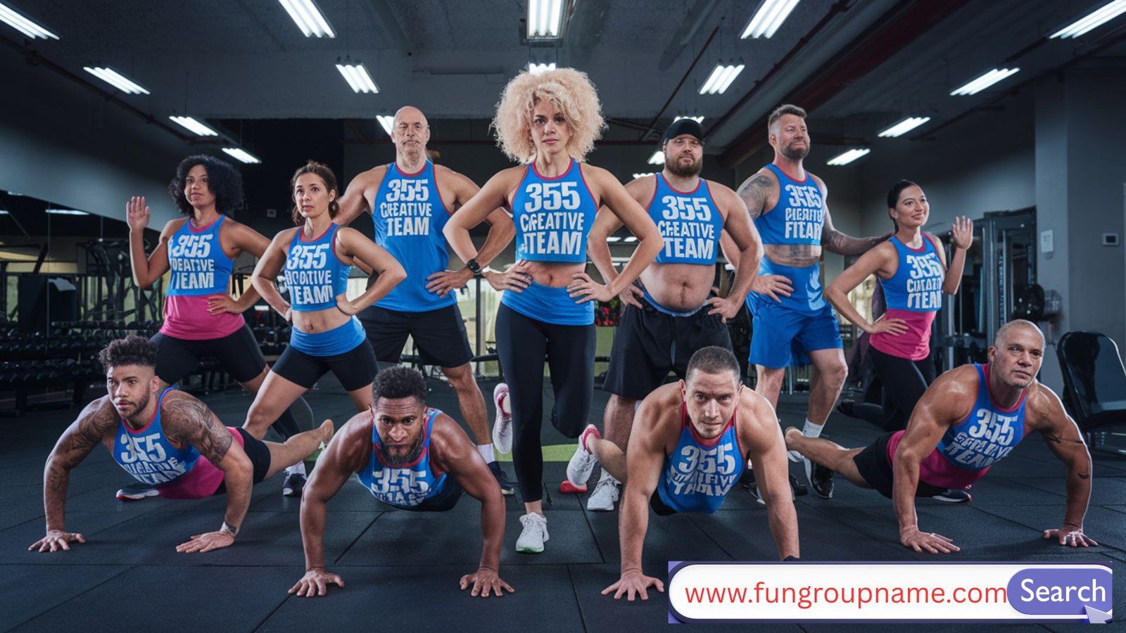 355 Creative Fitness Team Names