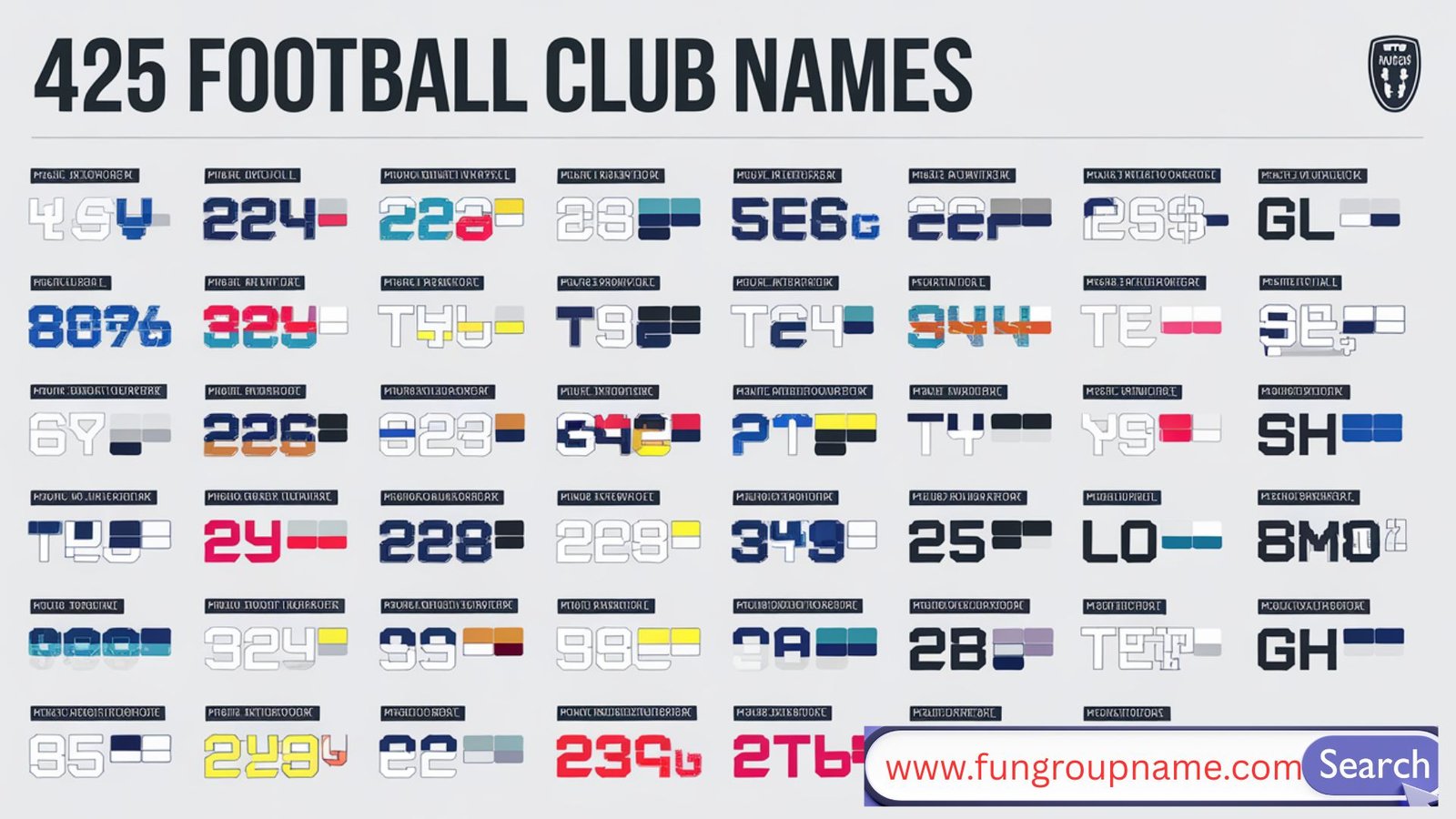 425 Inspired Names For Football Clubs (Soccer)