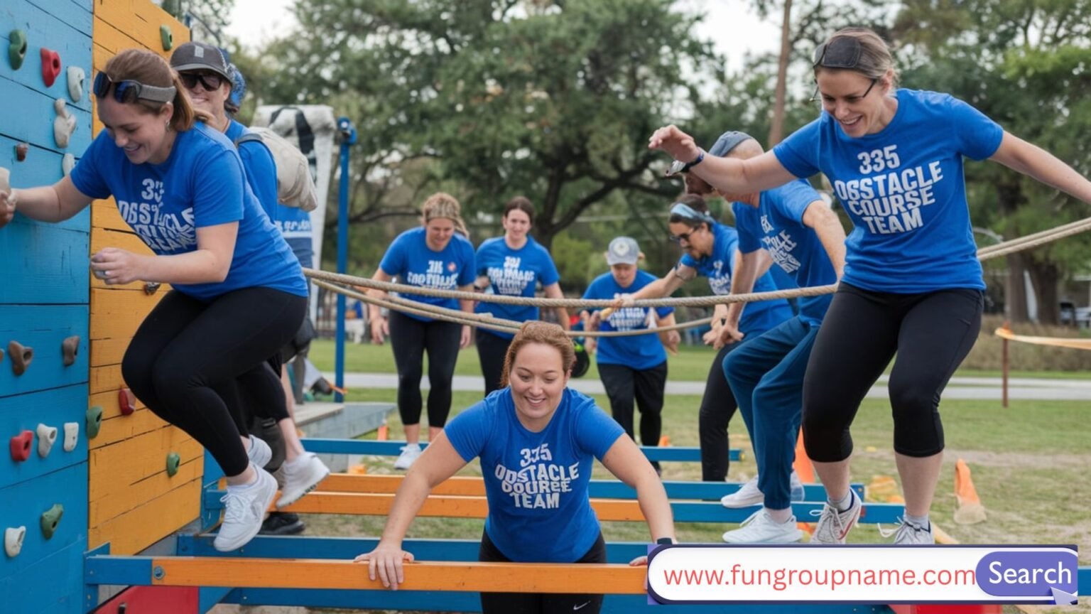 335 Fun Obstacle Course Team Names