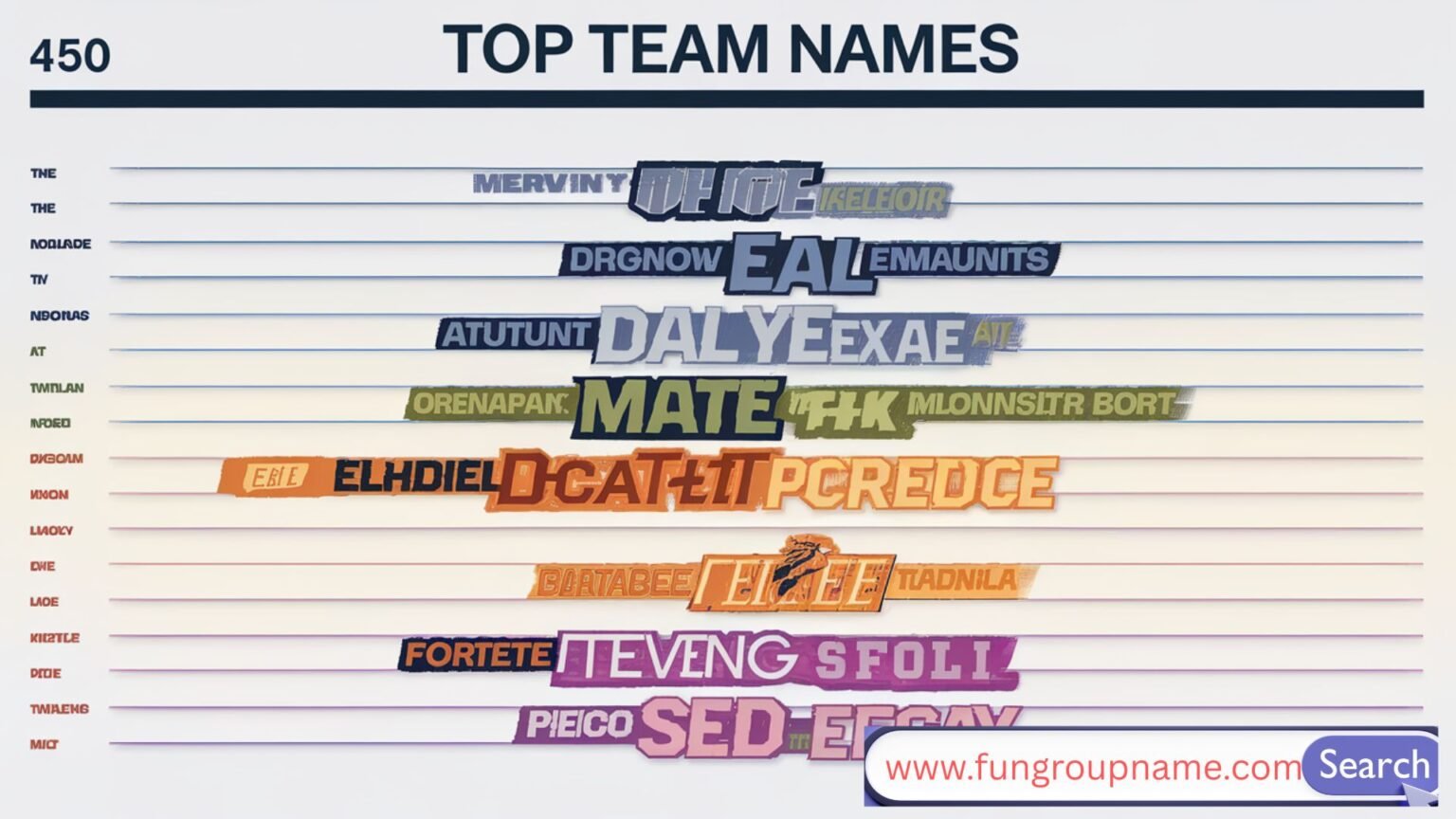 450 Best Team Names Ranked!