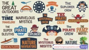 355 Fun Scavenger Hunt Team Names