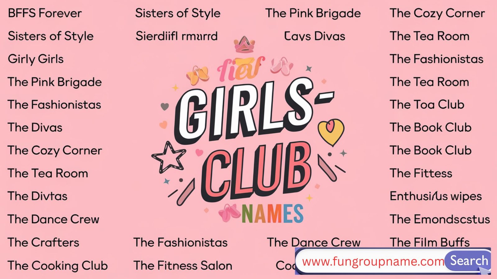 325 Girls-Only Club Names To Try